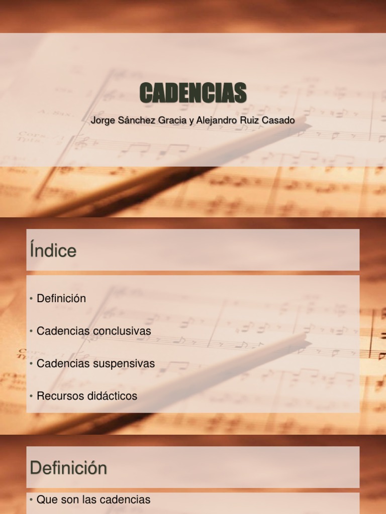CADENCIAS | PDF