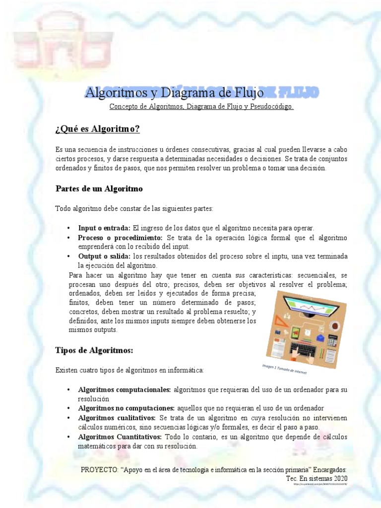 Algoritmos y Diagramas de Flujo | PDF | Algoritmos | Lenguaje de programación