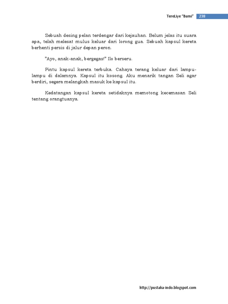 Tere Liye - 1. Bumi-241-250 | PDF | Dewasa Muda