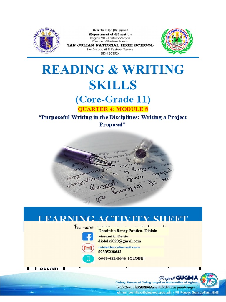 RWS Module 8 Q4 | PDF | Evaluation | Monitoring And Evaluation