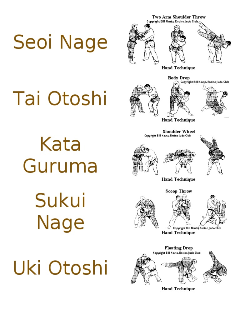 Judo Flash Cards | PDF | Grappling | Throwing