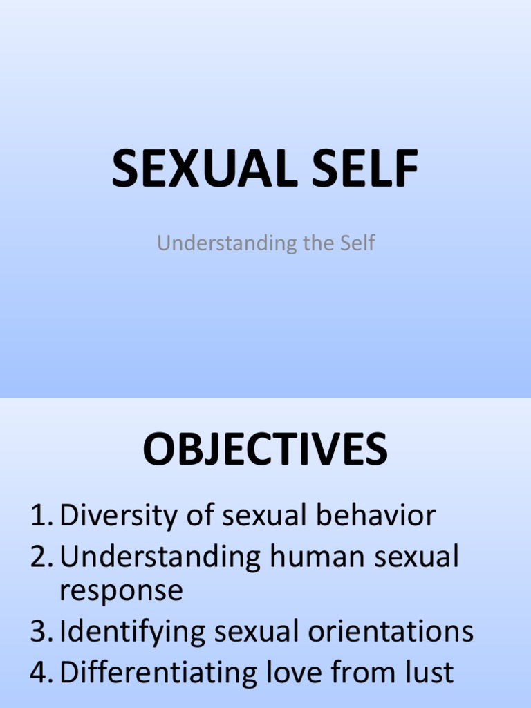 Sexual Self PDF | PDF