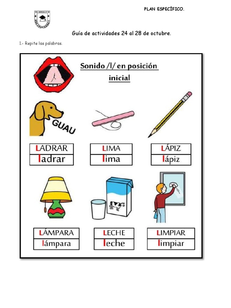 Plan Especifico Kinder Octubre | PDF