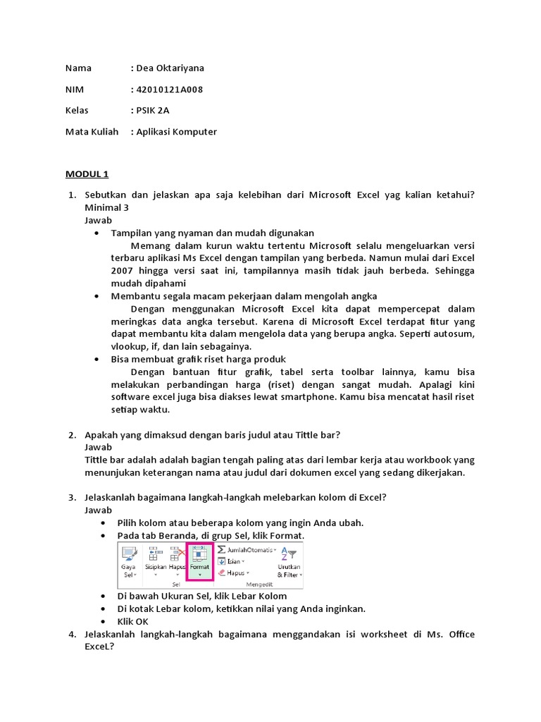 Aplikasi Komputer Pdf Karier Perkembangan Metode Bahan Ajar