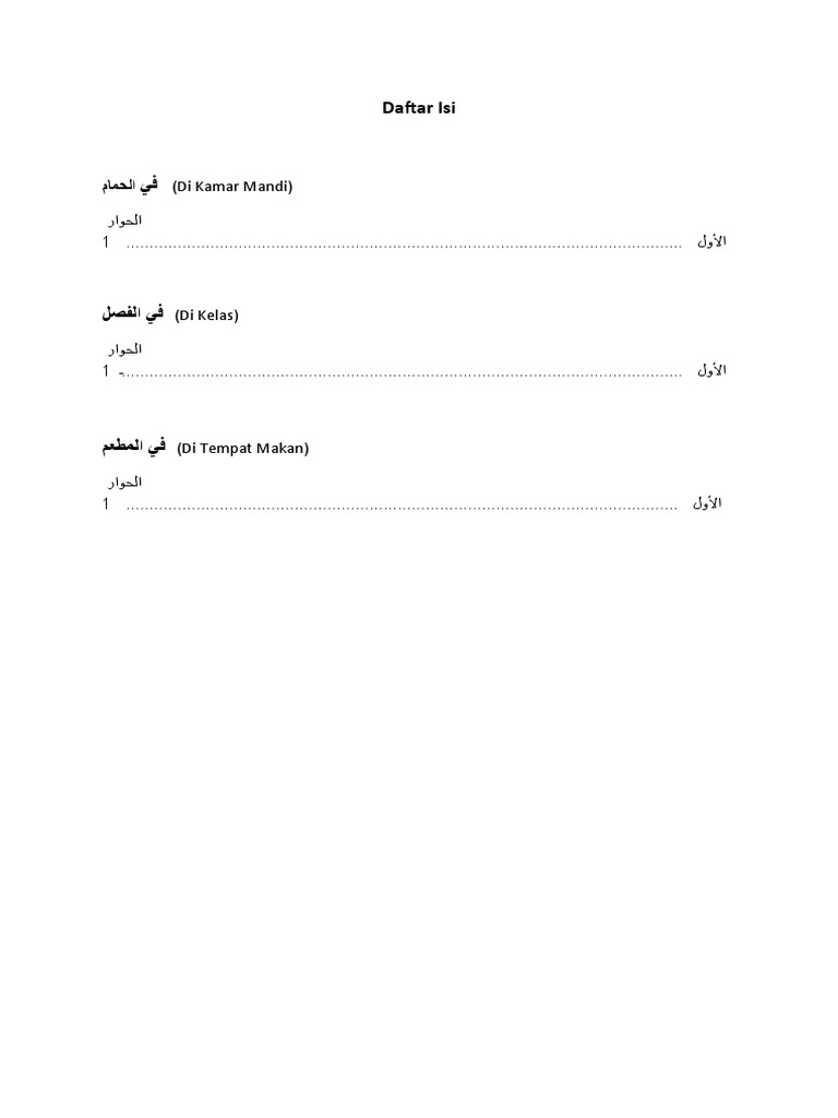 Hiwar Qism Lughoh - Ama | PDF