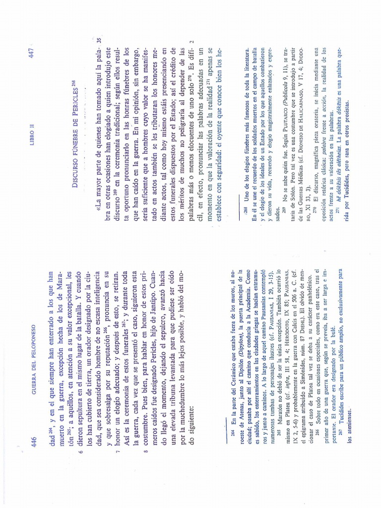 Discurso Fúnebre de Pericles | PDF