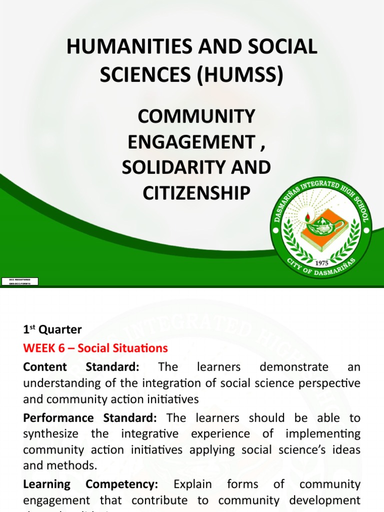 Cesc PPT Week 6 | PDF | Community | Economies