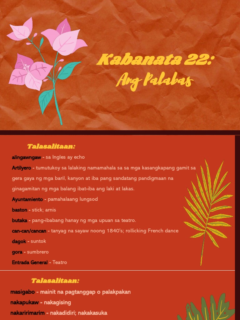 El Filibusterismo Kab 22 | PDF