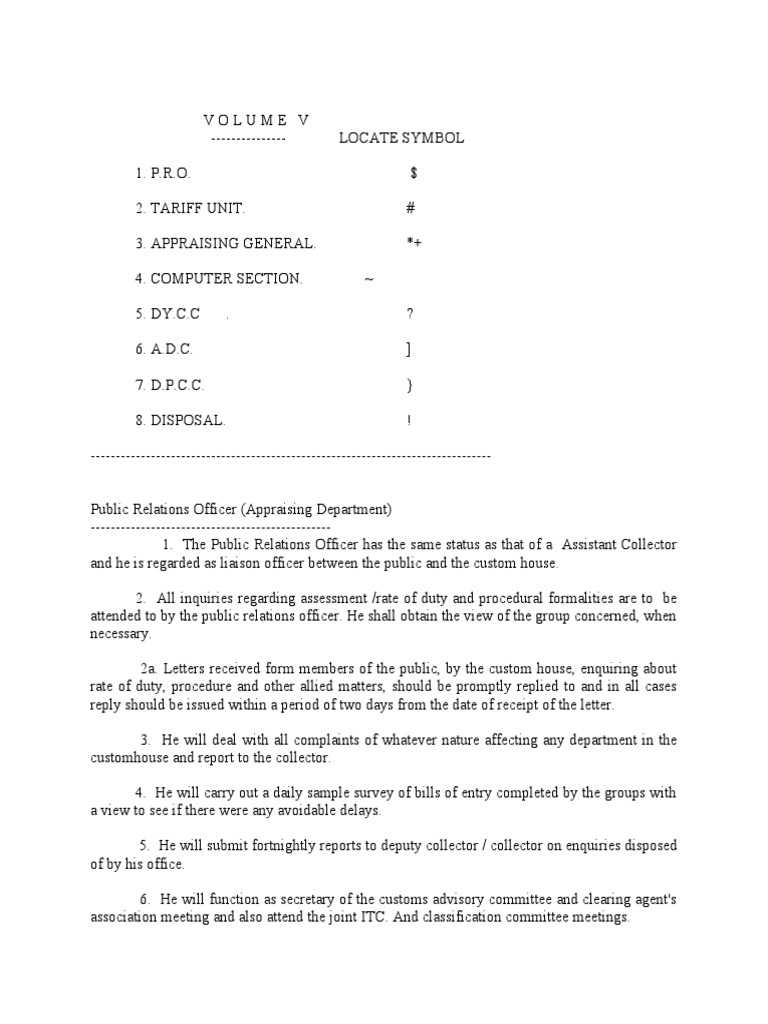 Apr Manual V 5 | PDF | Warehouse | Customs