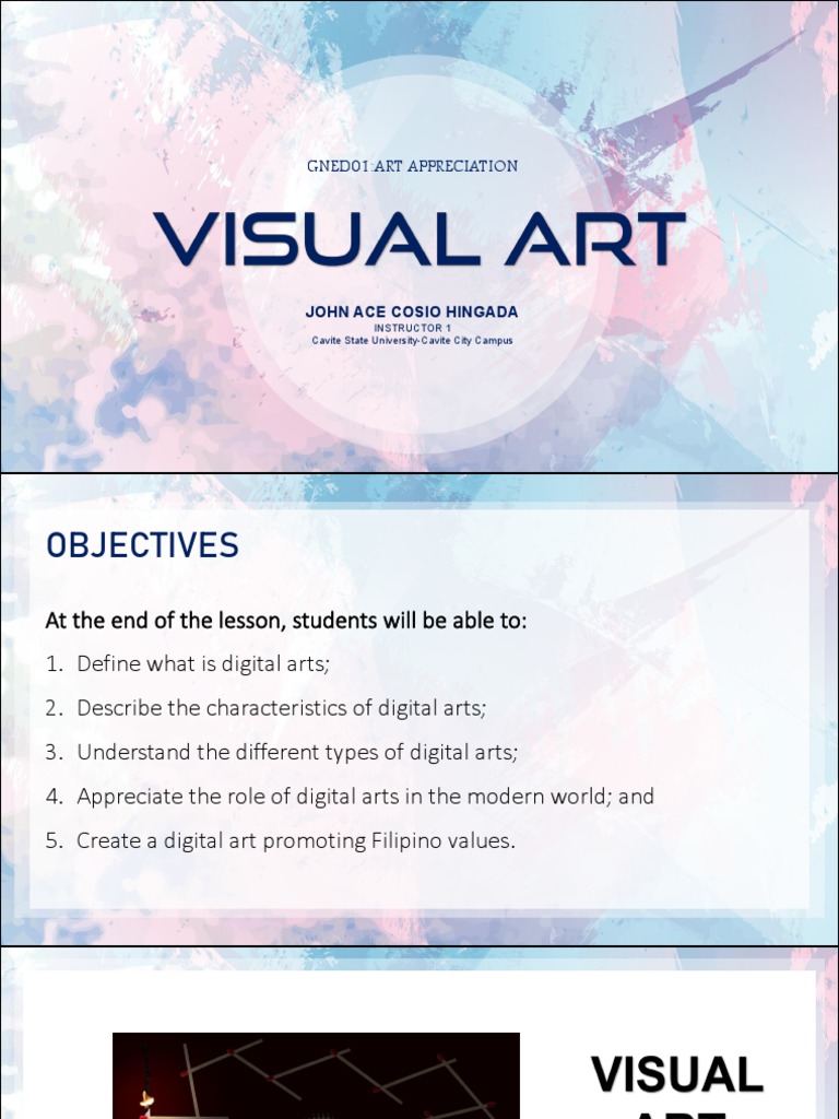 ARTS - Lesson4.9 - Digital Art | Descargar gratis PDF | 3 D Computer Graphics | 2 D Computer ...
