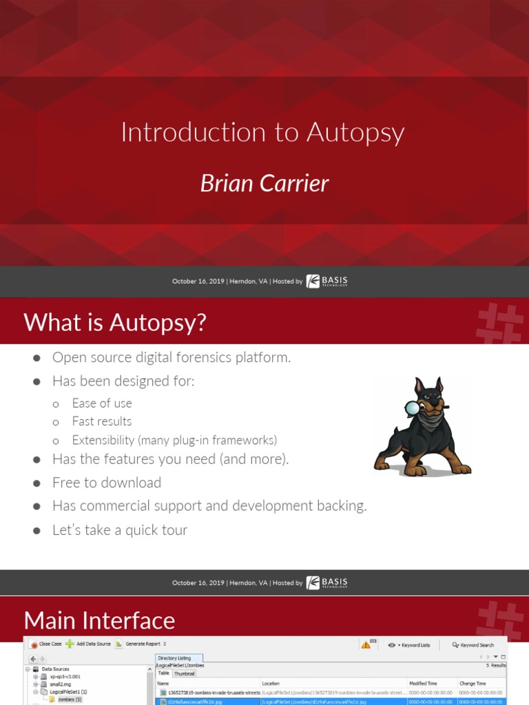 Introduction to Autopsy Forensics Tool | PDF | Computer File | Tag ...