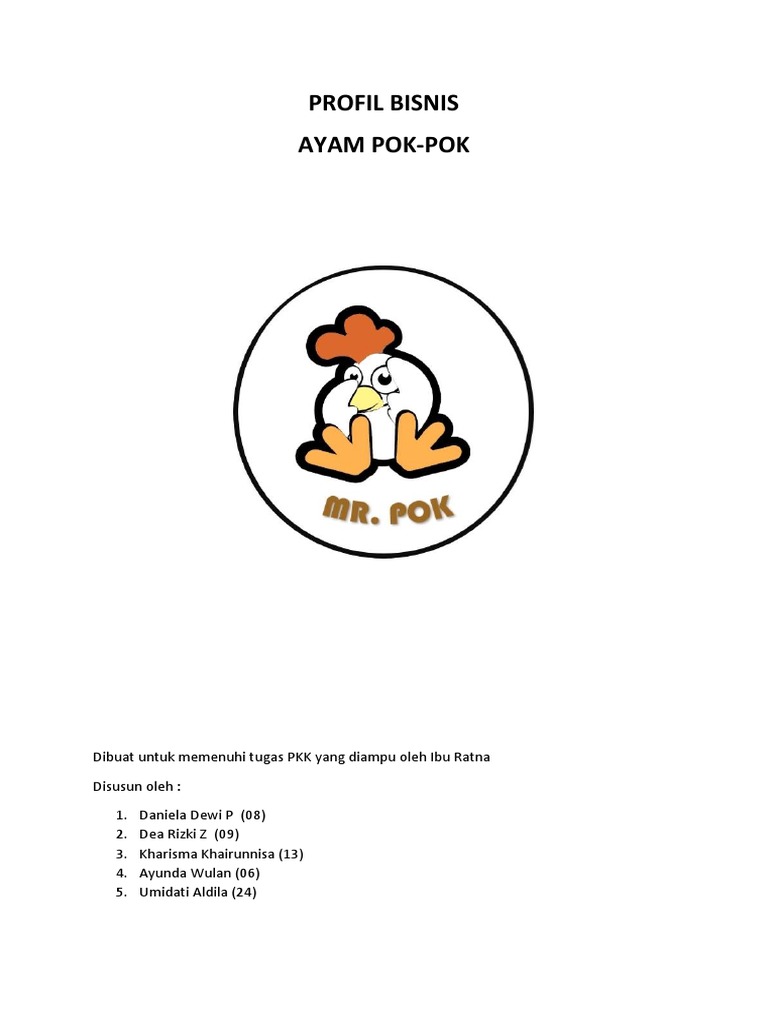 Profil Bisnis Bu Ratna | PDF