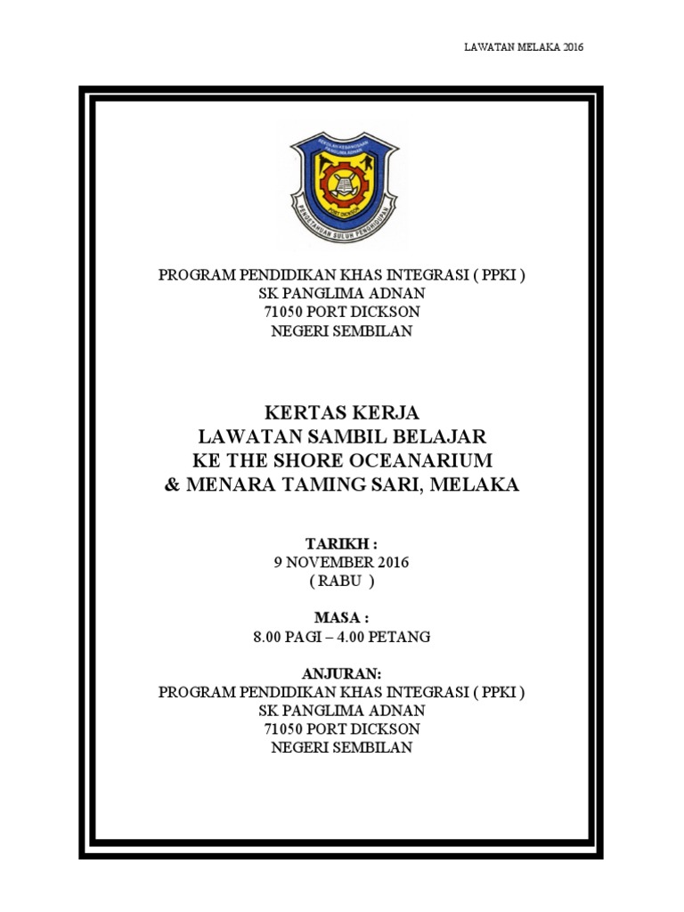 Kertas Kerja Latest The Shore | PDF