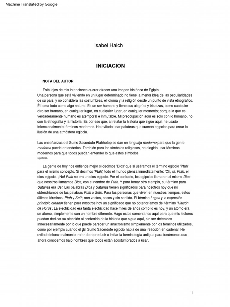 Elisabeth Haich Initiation (001-300) | PDF | Verdad | Conocimiento