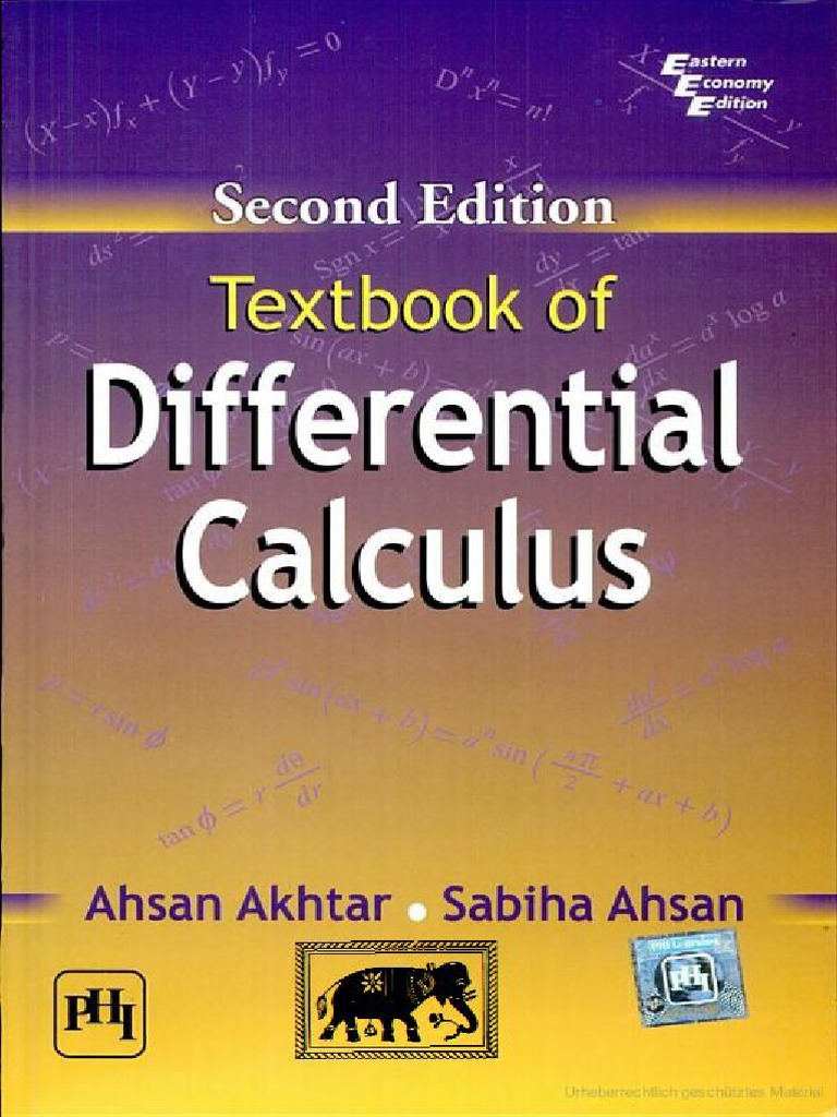 Textbook of Differential Calculus | PDF | Mathematical Analysis