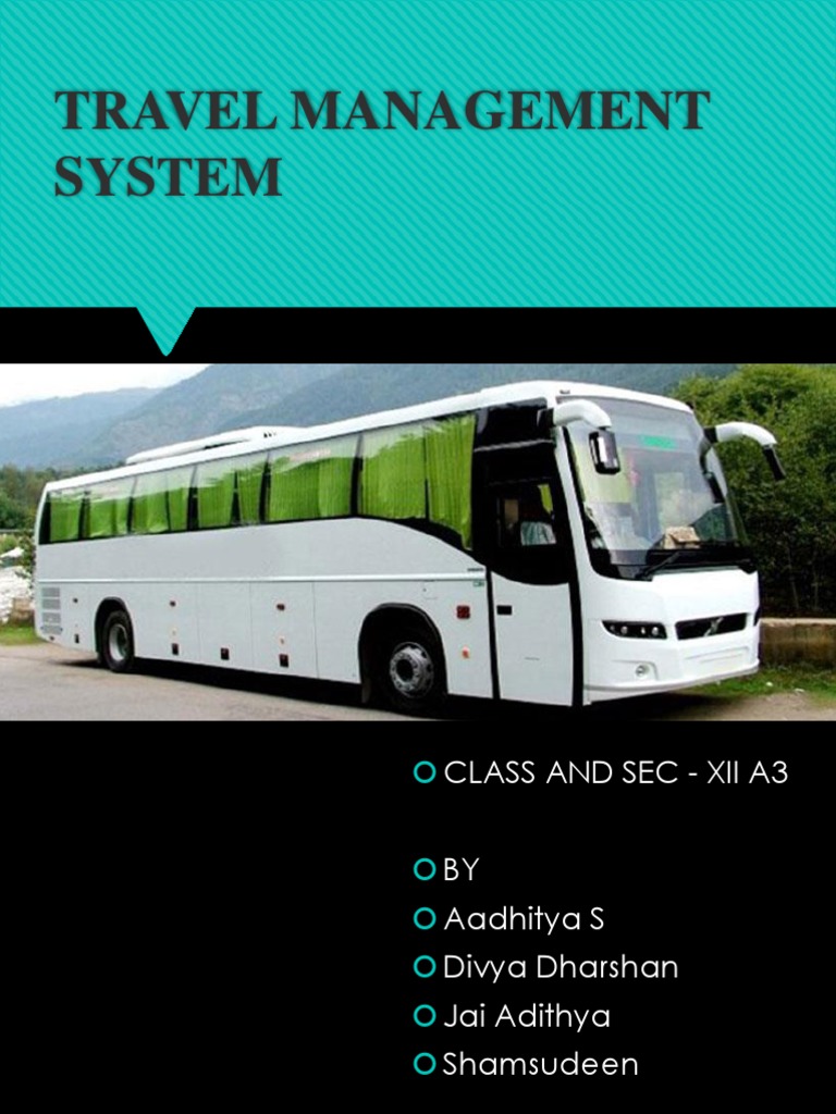 Travel Management System | PDF | Central Processing Unit | My Sql