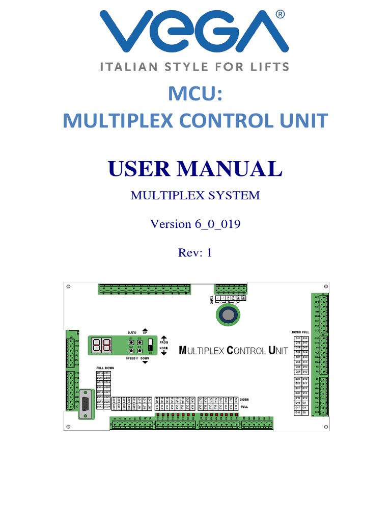 MCU User Manual for Multiplex Systems | PDF | Power Supply | Parameter ...