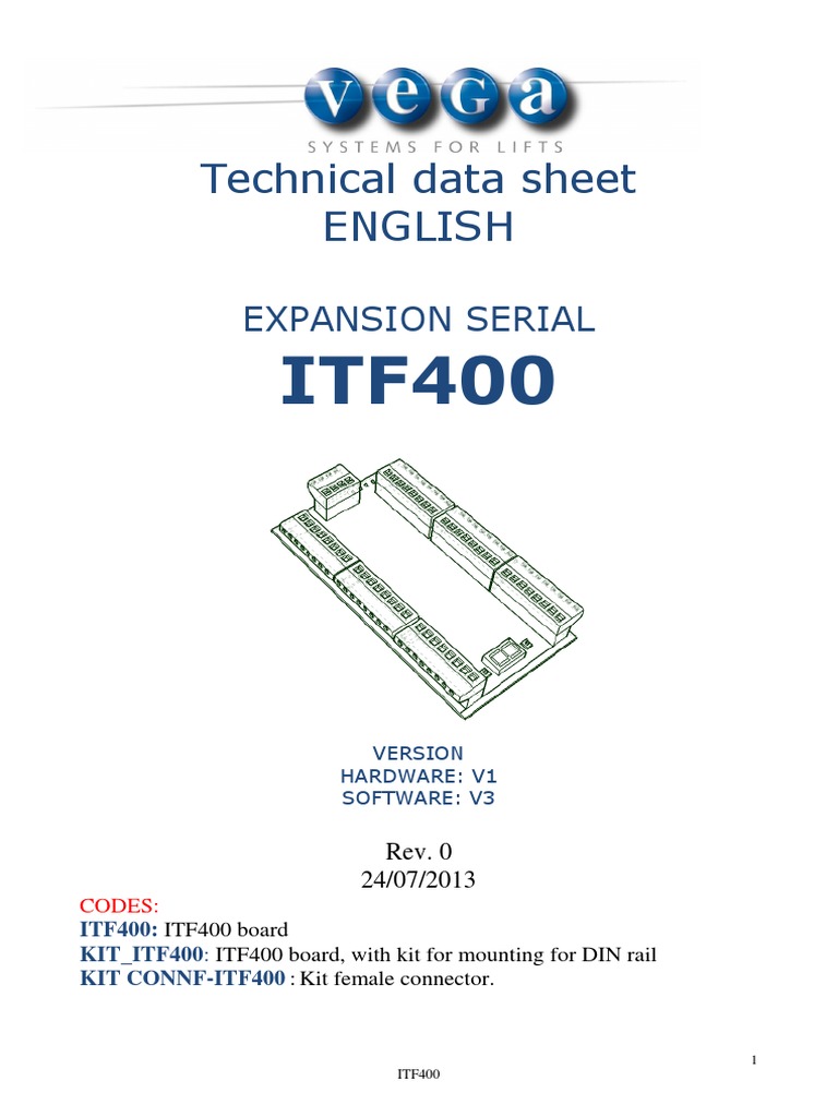 ITF400 Serial Expansion Board V3 Rev.0 | PDF | Computer Science ...