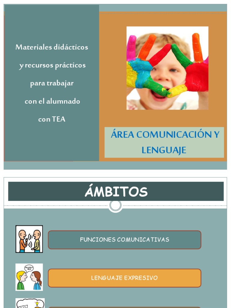 Comunicacion y Lenguaje TEA | PDF | Comunicación | Los símbolos