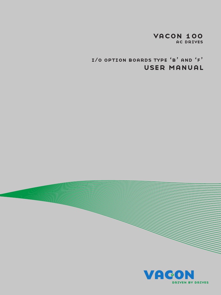 Vacon Io Boards User Manual | PDF | Power Supply | Input/Output