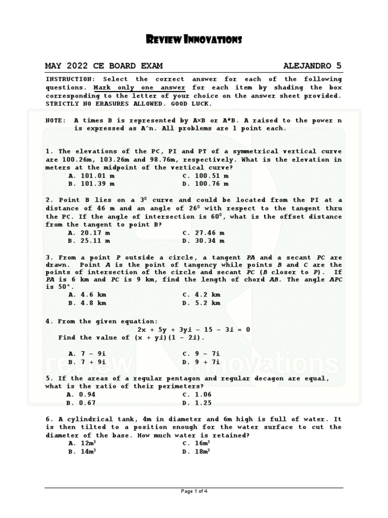 Math 12 | PDF | Tangent | Civil Engineering
