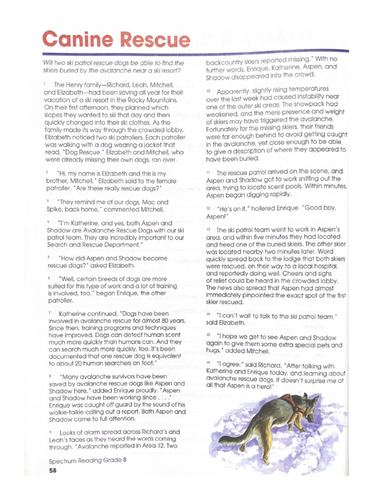 Canine Rescue | PDF
