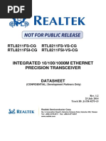 RTL8211F (D) (I) UTP RGMII QFN-40 Pin Reference Schematic | PDF ...