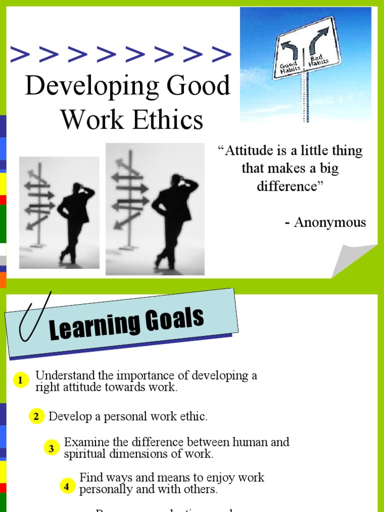 Developing a Strong Work Ethic | PDF | Leadership | Behavioural Sciences