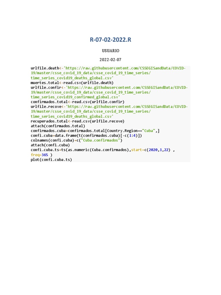 Rcuba 7-02-2022 | PDF | Errors And Residuals | Coefficient Of Determination