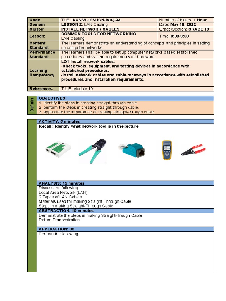4 A Lan Cabling | PDF