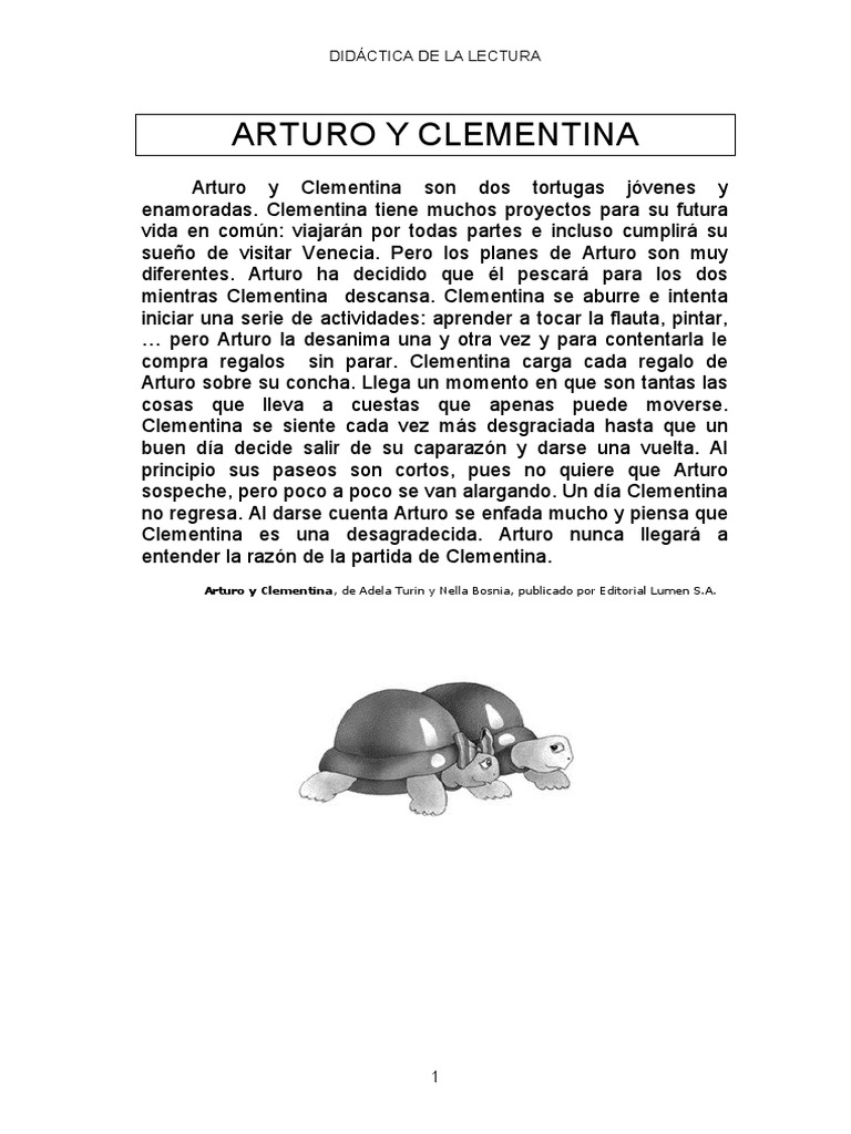 Arturo Y Clementina Intruduccion1 Pdf