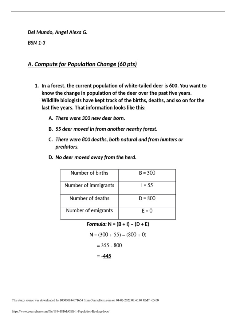 White-Tailed Deer Population Dynamics | PDF | White Tailed Deer