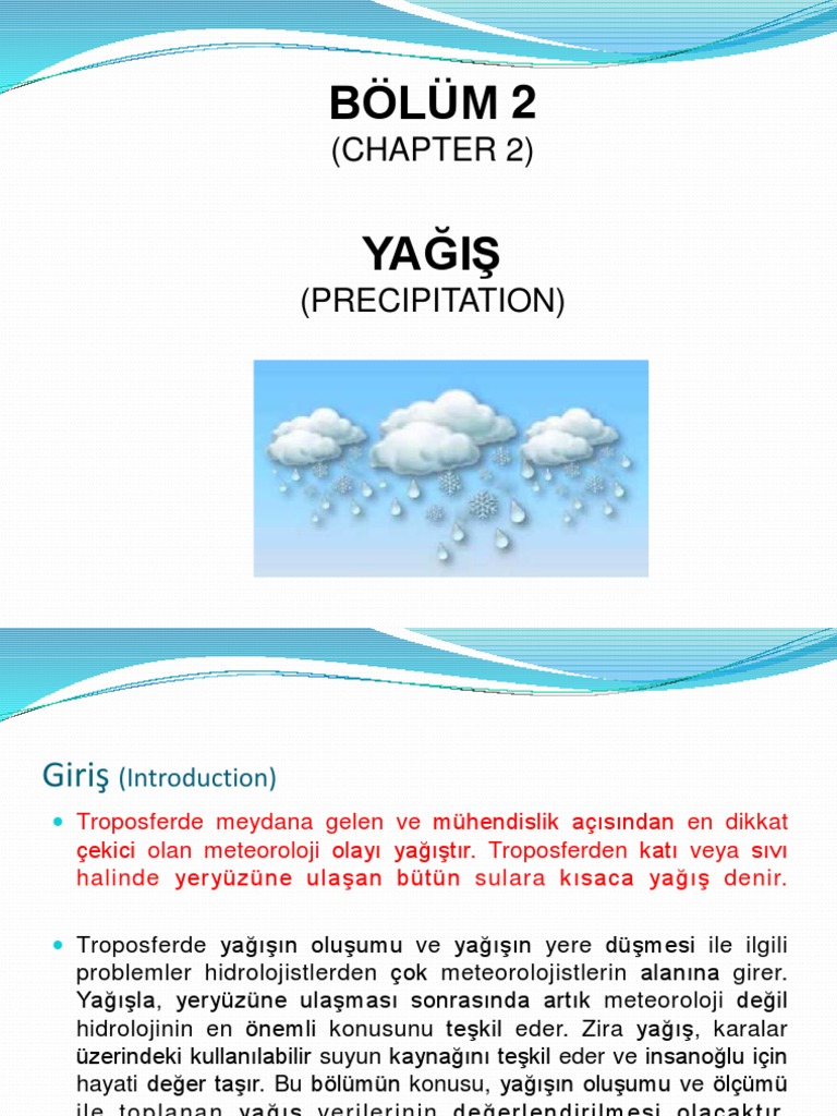 Hidroloji Bolum 21 | PDF