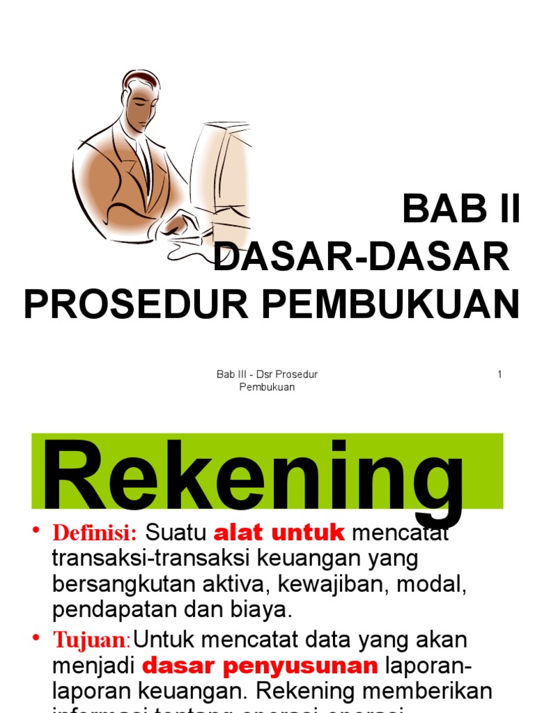 Bab 2 DSR - Prosedur - Pembukuan | PDF