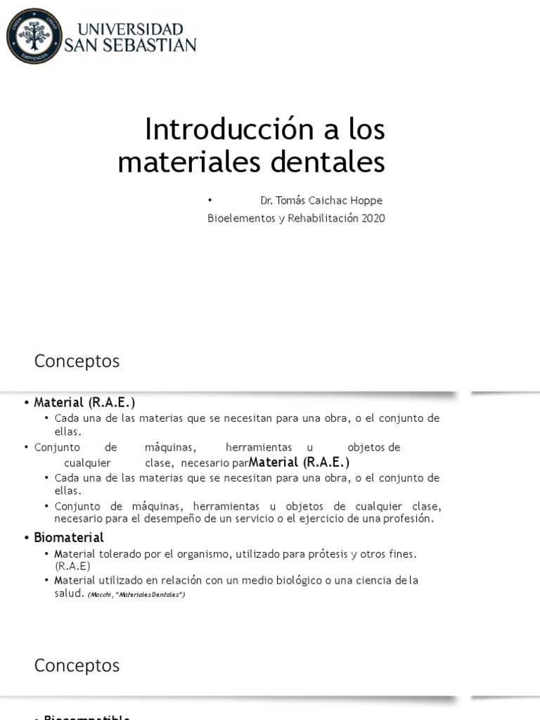 Introducción A Los Materiales Dentales | PDF | Dentadura postiza | Importar