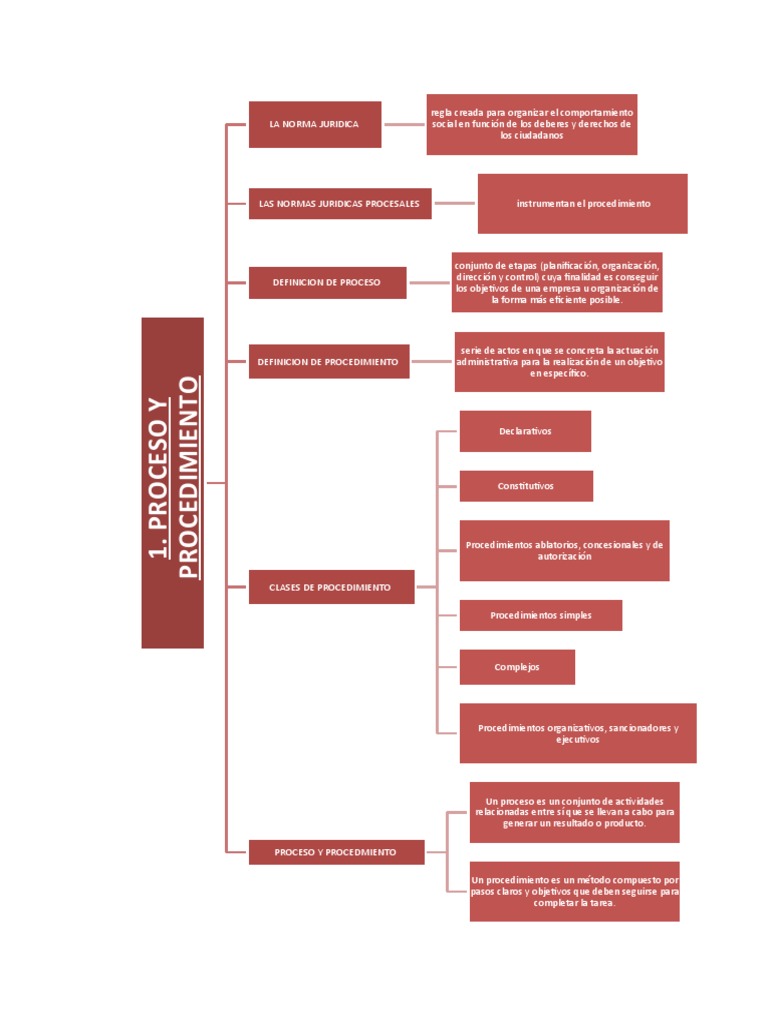 Mapas Mentales Derecho Procesal Adm | PDF | Ley administrativa | Ley procesal