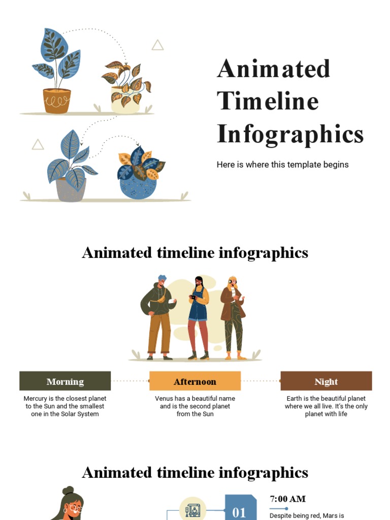 Animated Timeline Infographics by Slidesgo | PDF | Planets | Solar System