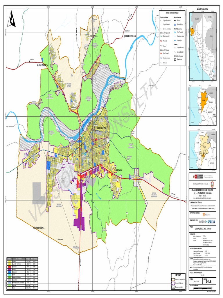 Mapa Urbano de Sullana 2020-2030 | PDF | América del Sur | Perú