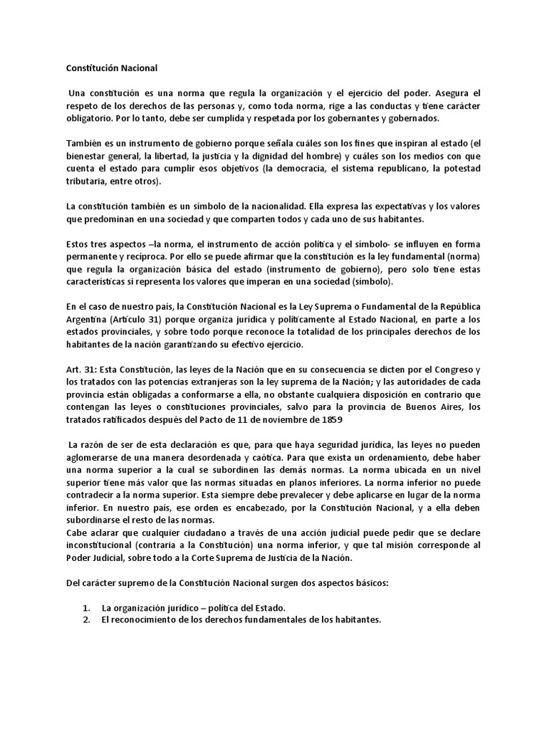 Constitución Nacional Pdf