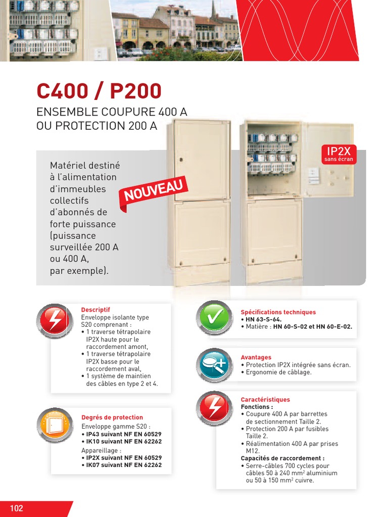 Coffret C400-P200 | PDF