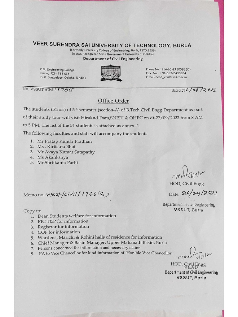 Study Tour Notice | PDF