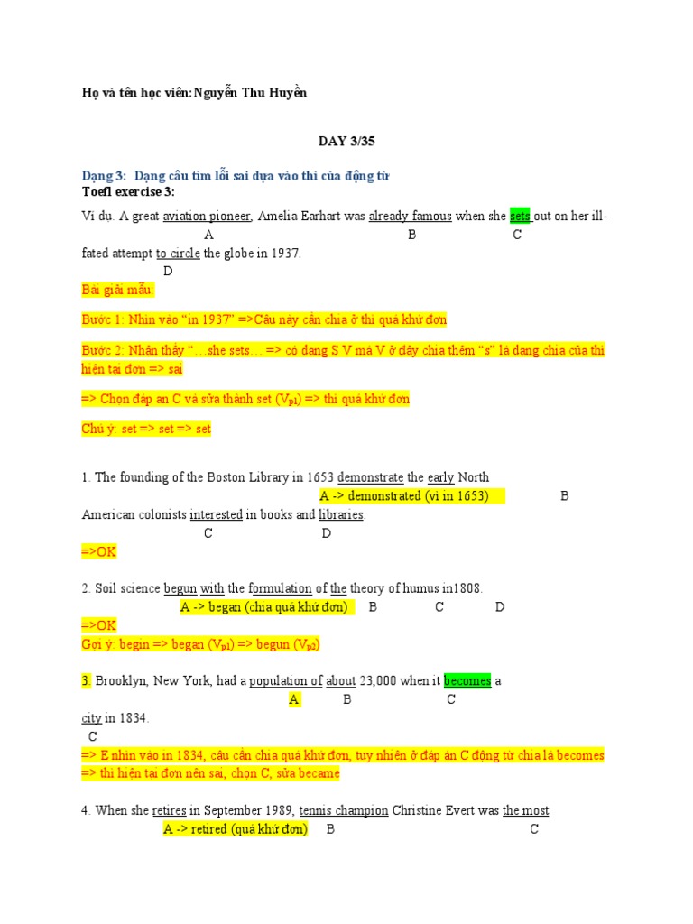 Toefl ITP Day 3 | PDF