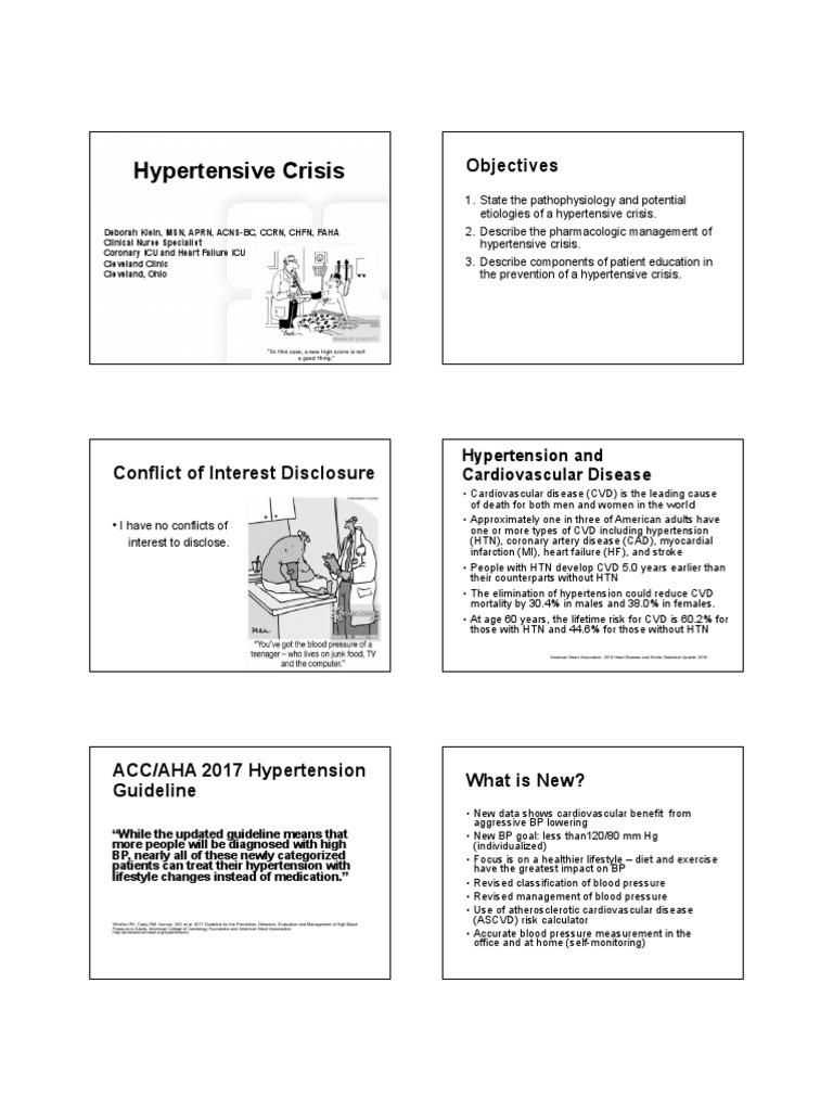 Hypertensive Crisis | PDF | Hypertension | Endothelium