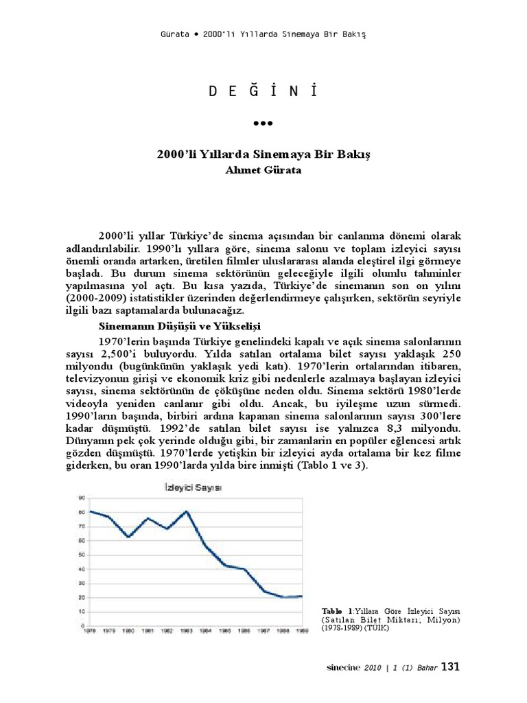 2000 - Li Y - Llarda Sinemaya Bir Bak - (#560481) - 707710 | PDF