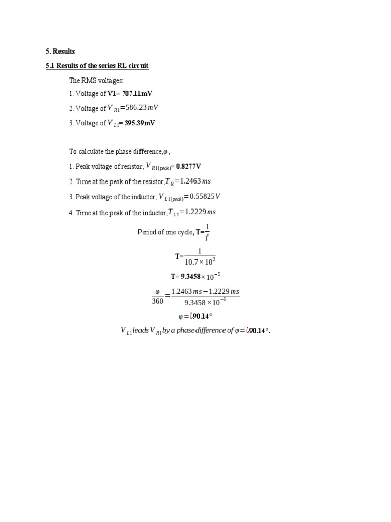 Measurements | PDF | Electrical Network | Voltage