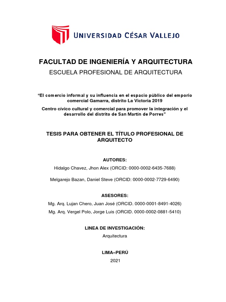 Hidalgo CJA Melgarejo BDS SD | PDF | America latina | Lima