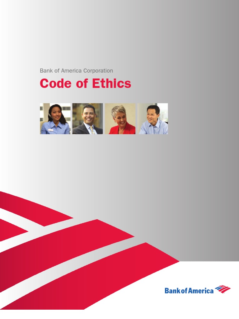 Bank of America Code of Ethics and Values | PDF | Money Laundering ...