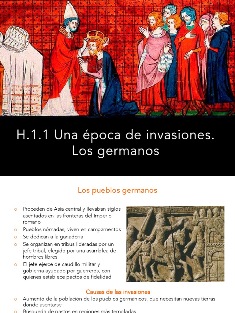 H 1 1+Una+Época+de+Invasiones +Los+Germanos | PDF | Pueblos germánicos ...
