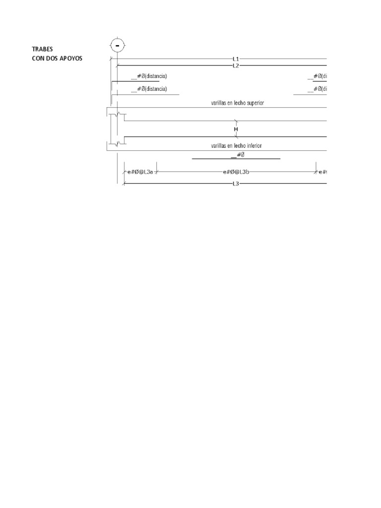 Generador Trabes 2 Apoyos | PDF