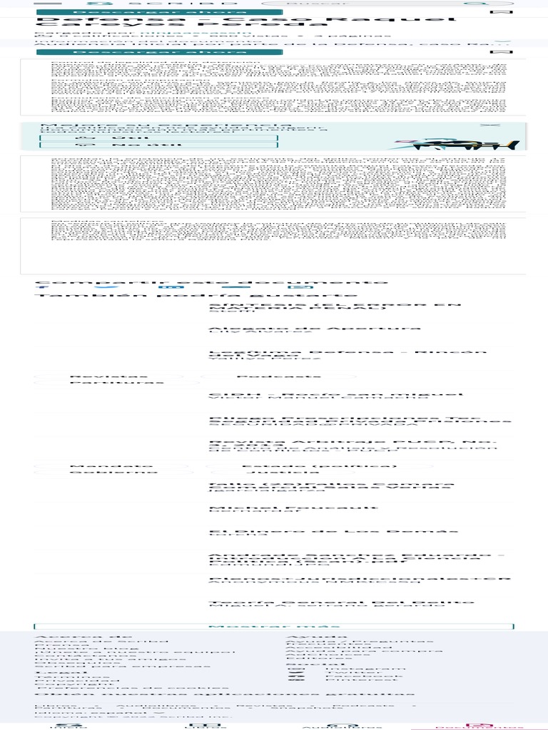 Defensa - Caso Raquel Careyes Pereda PDF Mandato Estado (Política) | PDF | Violencia | Mandato